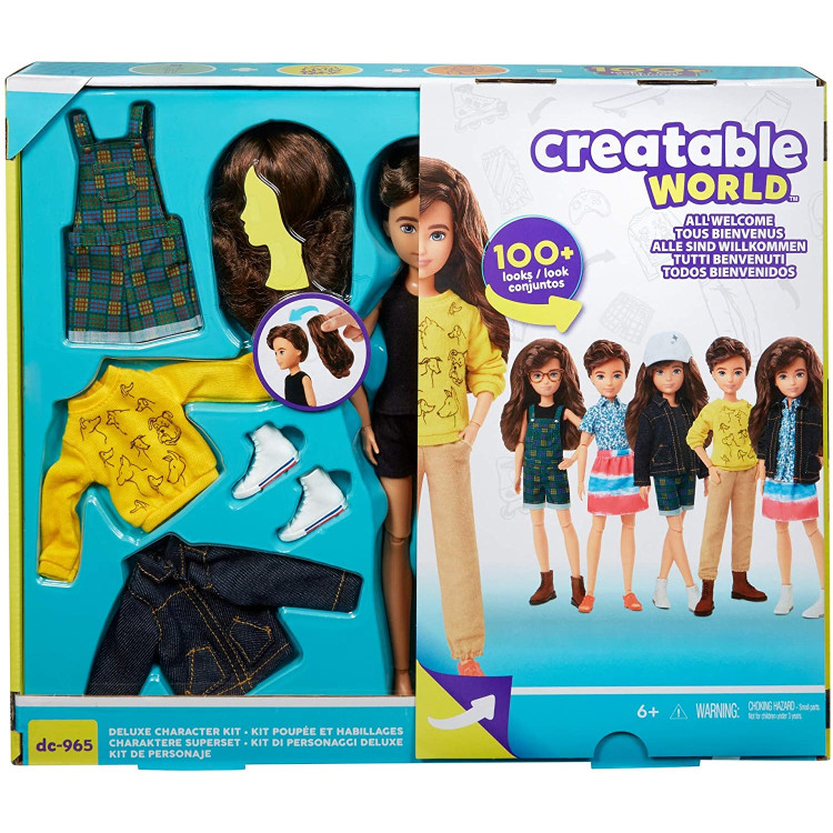 Купить Игровой набор Creatable World Deluxe Character Kit Customizable ...
